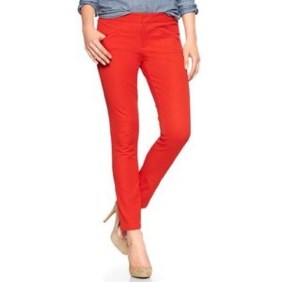 GAP | Pants & Jumpsuits | Gap Red Ultra Skinny Pants | Poshmark